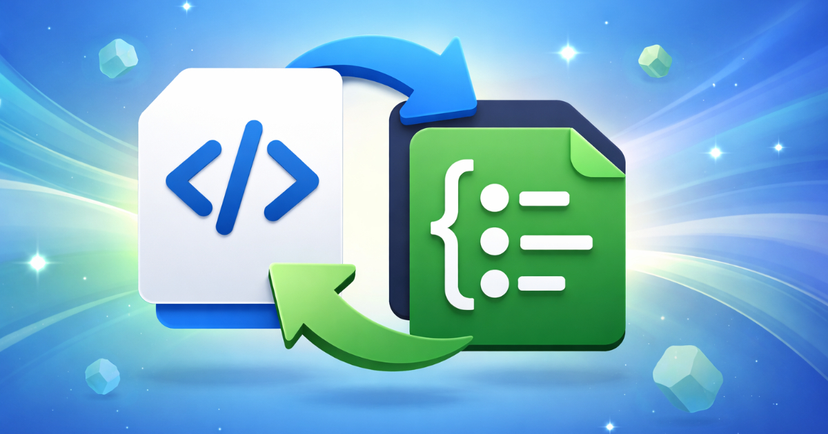 Conversor XML a JSON - Convierte XML a JSON Online